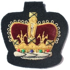 WO2 Gold On Navy No.1 Dress Badge