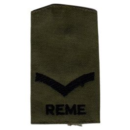 REME Rank Slides, Olive Green, (L/Cpl)