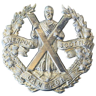 Liverpool Scottish Cap Badge