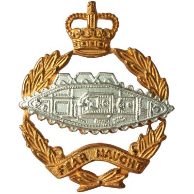 RTR Officer Gilt/Silver Collar Badge
